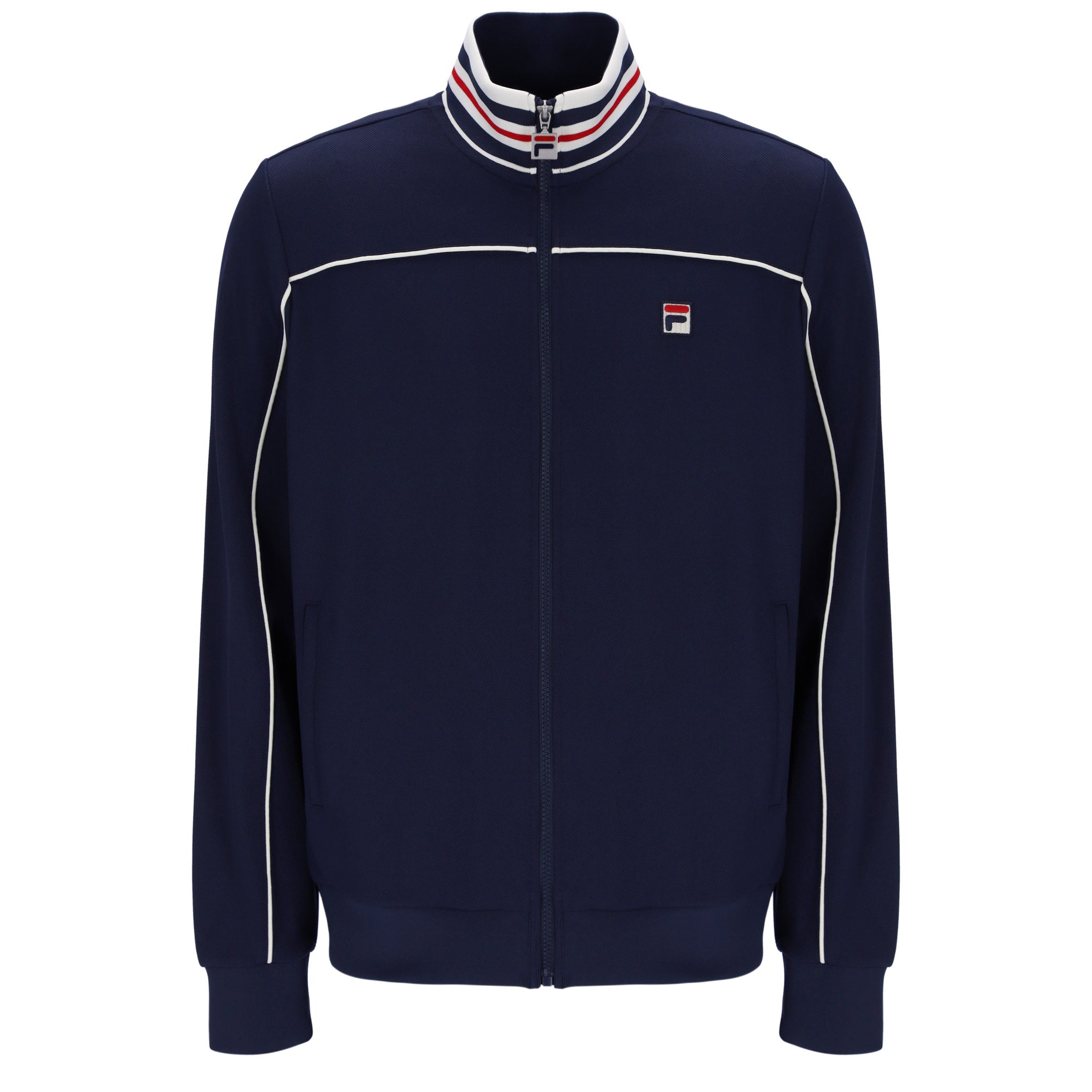 Men's Fila Vintage Federico Classic Track Top - Navy Blue - – Urban ...