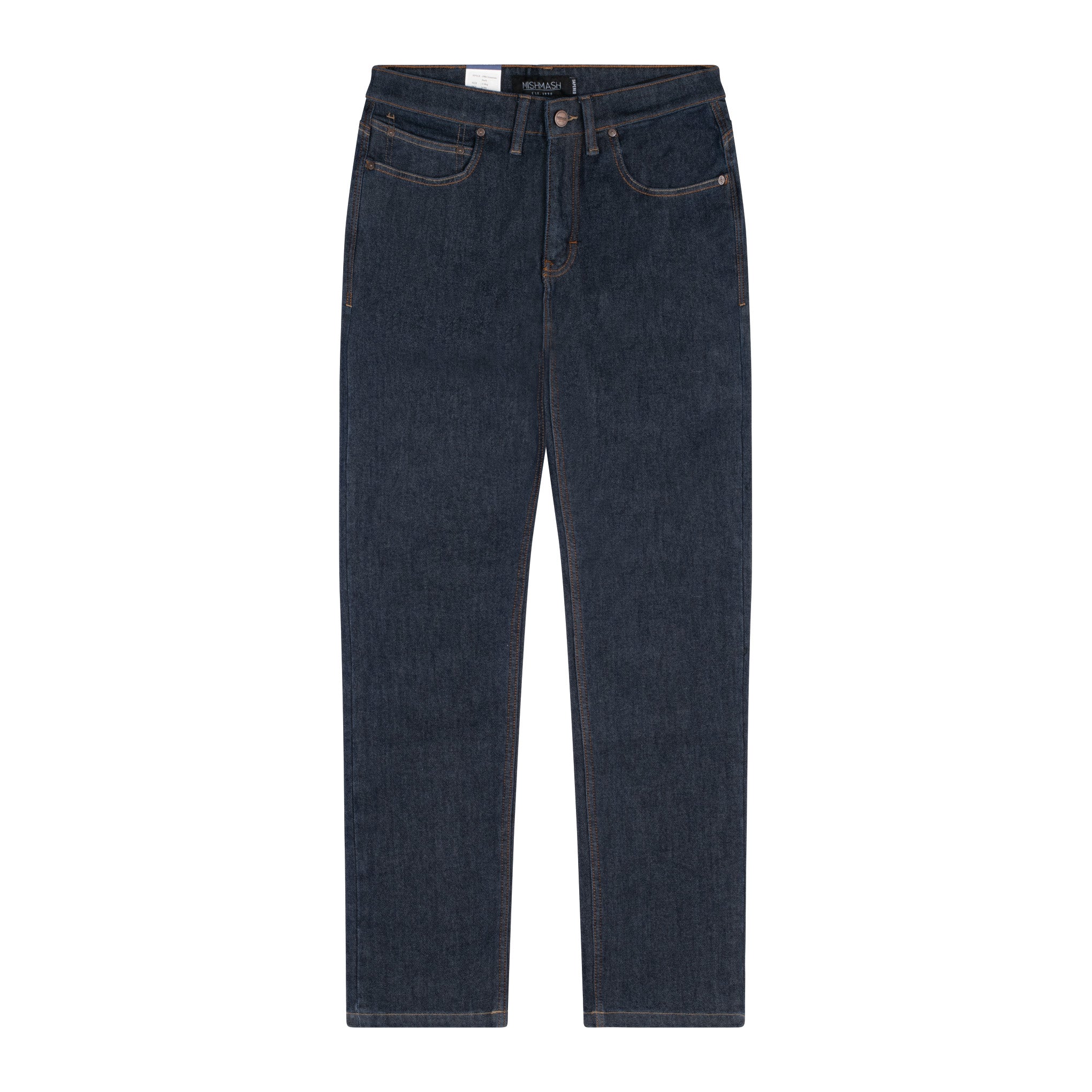 Men's Mish Mash Ironstone Winter Jeans - Raw Blue - Tapered Fit ...