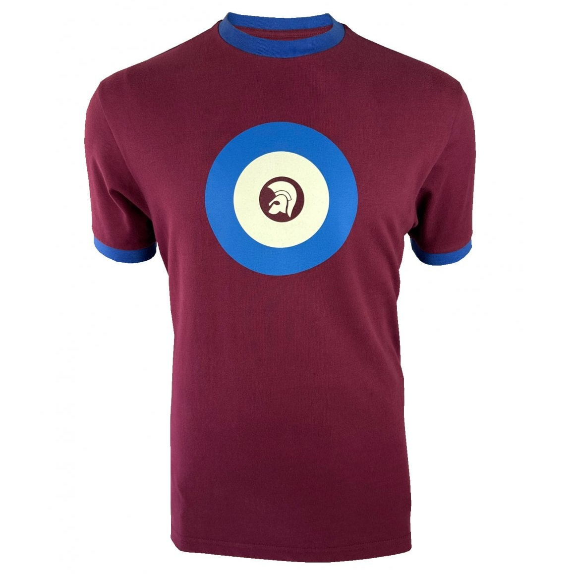 Trojan Records Mod Target T-Shirt - Claret & Blue - Men's – Urban Menswear