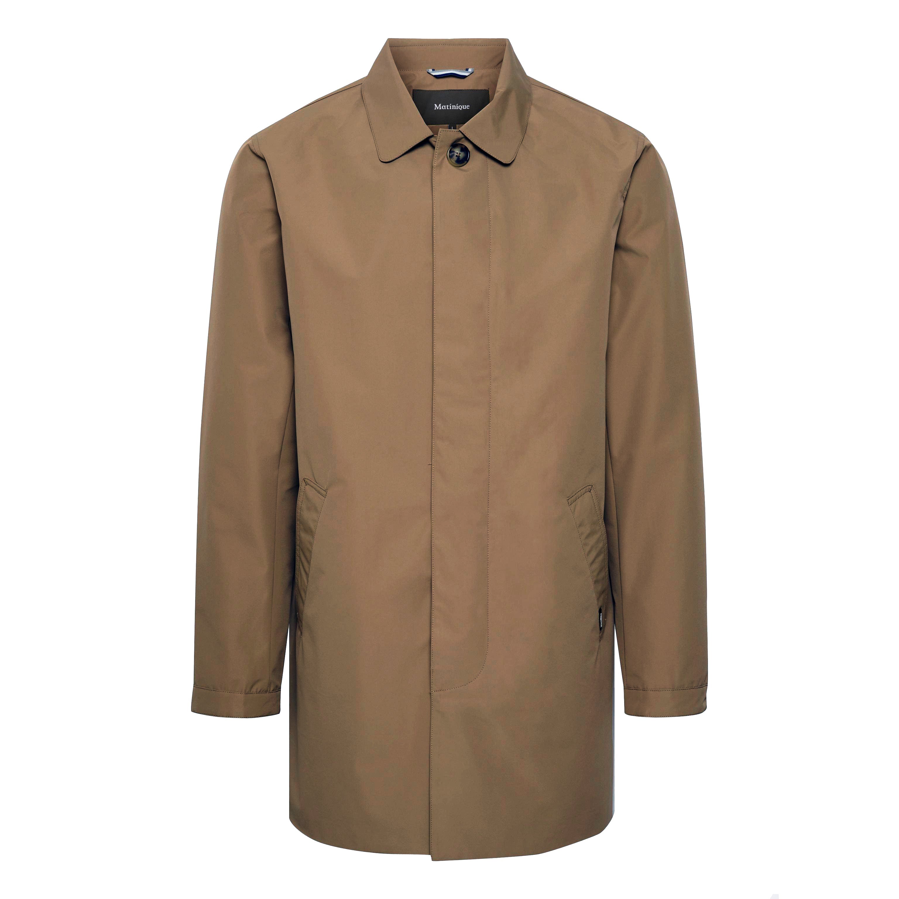 Men's Matinique Miles Mac Jacket - Walnut Brown - Long Length - – Urban ...